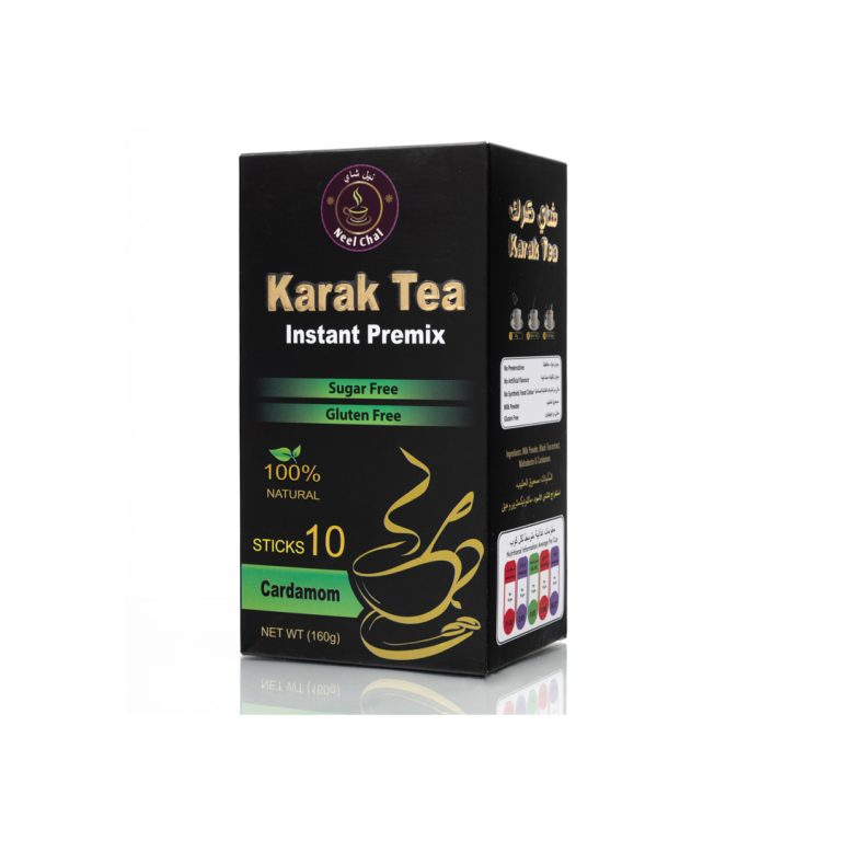 Karak Tea Cardamom Without Sugar | Flavored Premium Tea | Neel Beverages